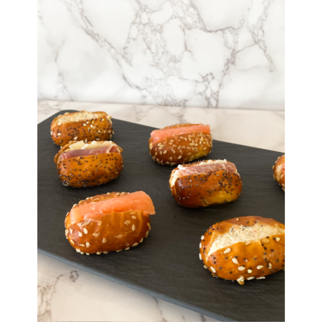 21 mini navettes bretzel pour l'apéritif livrés chez vous en 48h
